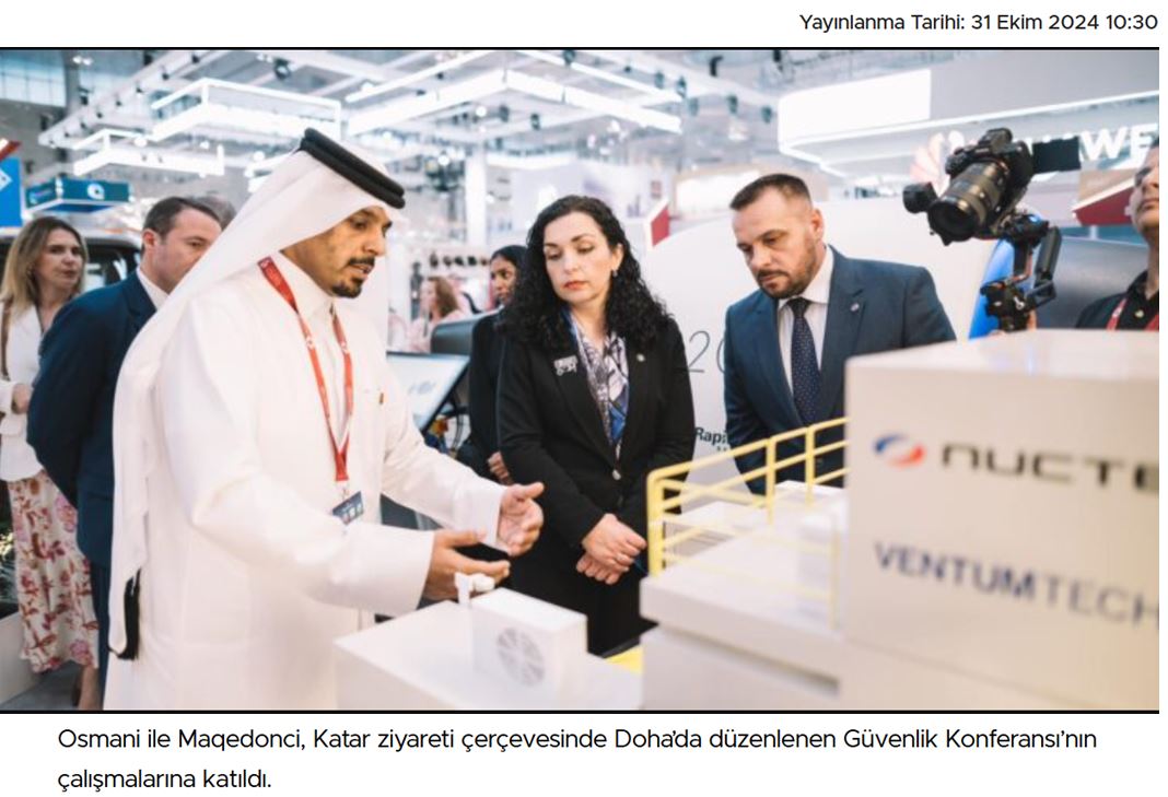 Ηγεσία Κοσόβου στην έκθεση όπλων στην Ντόχα – ΒΑΛΚΑΝΙΚΟ ΠΕΡΙΣΚΟΠΙΟ