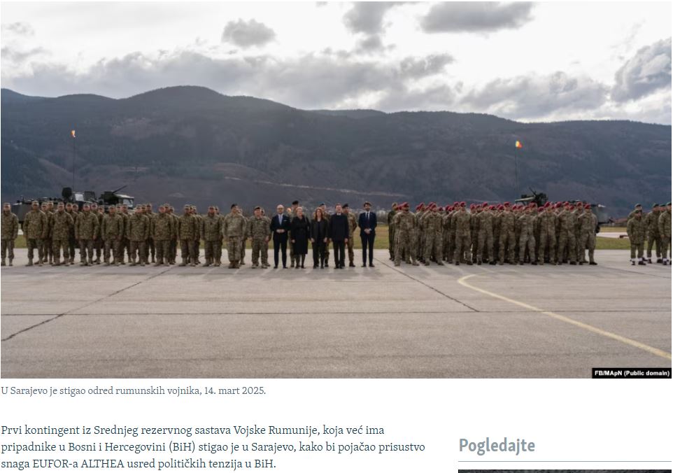 Ενισχύεται η στρατιωτική ειρηνευτική δύναμη στη Βοσνία – ΒΑΛΚΑΝΙΚΟ ...